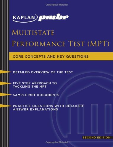 Kaplan PMBR: Multistate Performance Test (MPT): Kaplan Pmbr ...