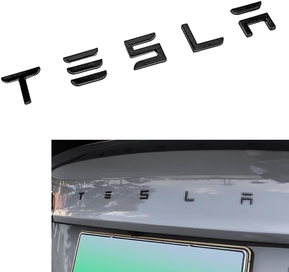 Amazon.com: EVMIZE Metal Raised Logo Tailgate Insert Letters Rear ...