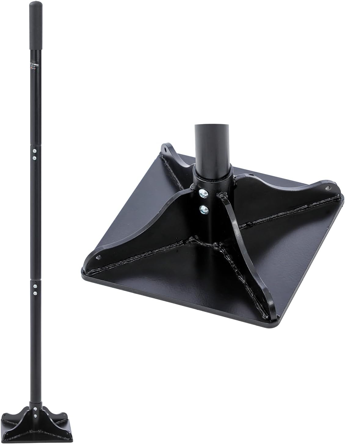 KATSU Tools Heavy-Duty Steel Tamper - 200mm x 200mm Square Base, 3 ...