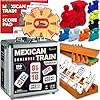 Amazon.com: Queensell Mexican Train Dominoes Set with Numbers - Double ...