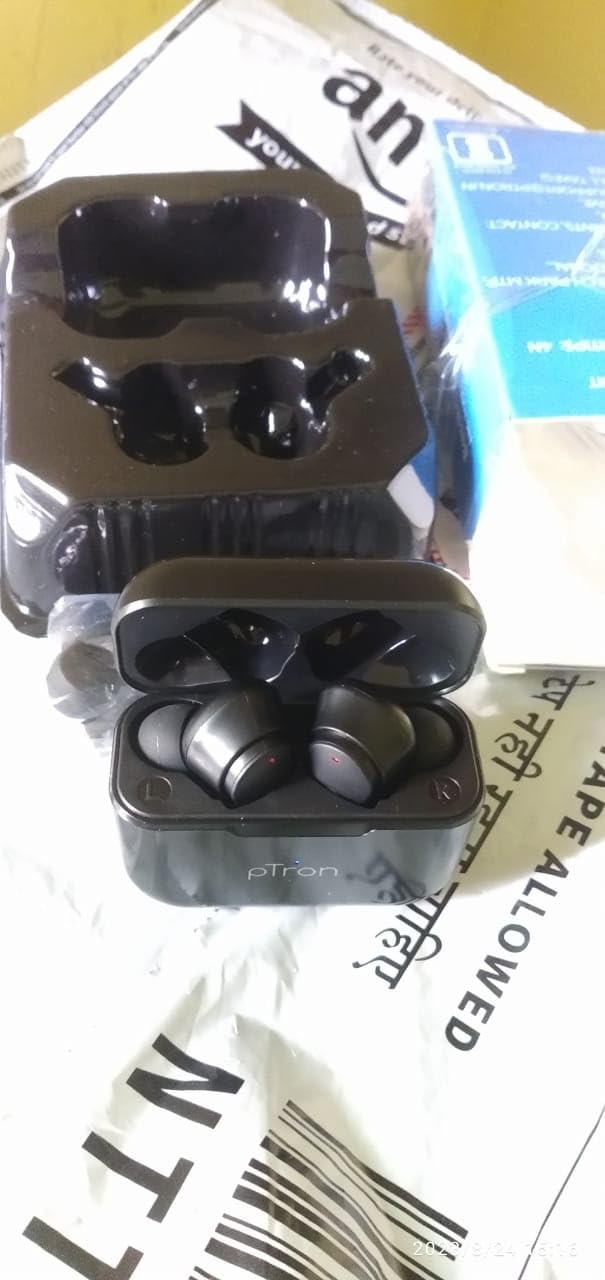 pTron Bassbuds Tango In-Ear TWS Earbuds, TruTalk AI-ENC Calls, Movie ...