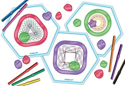 Snapklik.com : SpirographFun Shapes Drawing Art SetClassic Spirograph ...