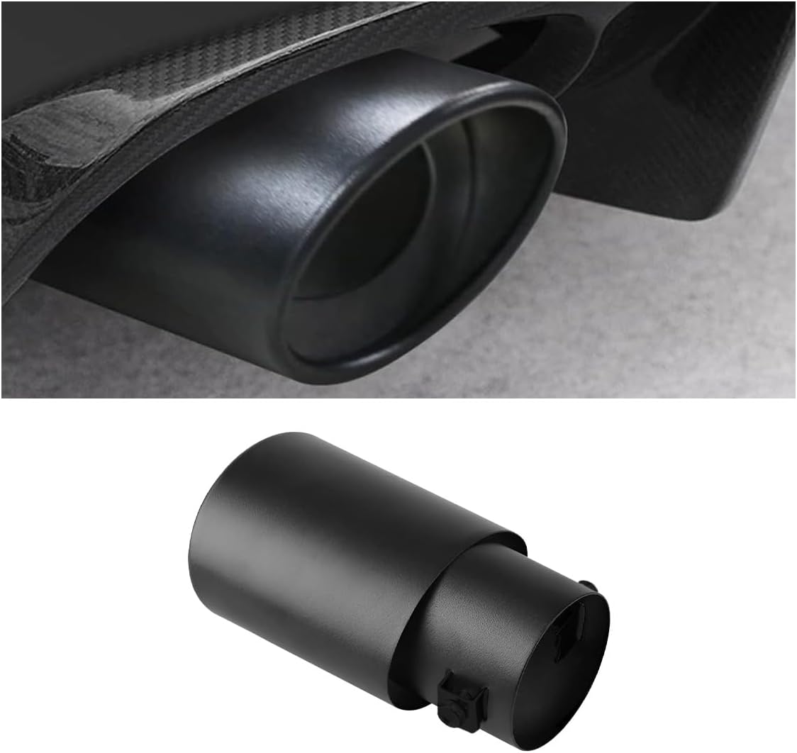 Amazon.com: Stainless Steel Car Exhaust Tip, 2.5" to 3.3" Adjustable ...