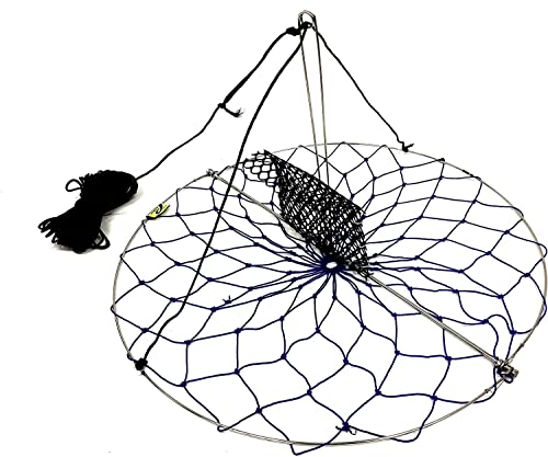 Promar TR-924 24" Round Castable Crab Trap with 110ft Rope | Amazon ...