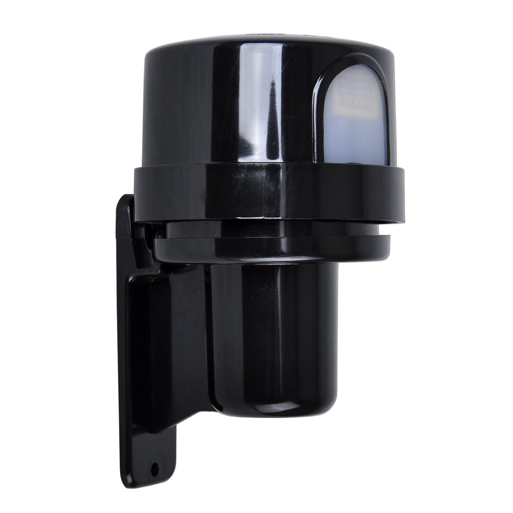 Black Outdoor IP44 Rated Dusk Till Dawn Photocell Light Sensor Detector ...