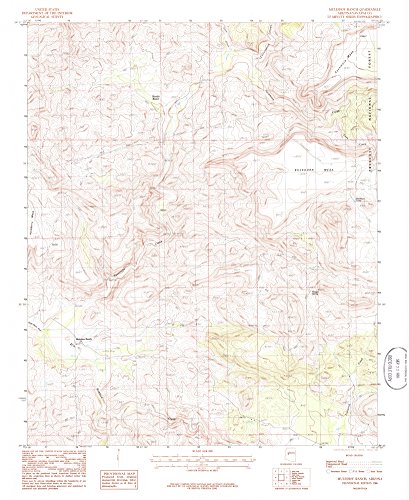 MULESHOE RANCH, Arizona: United Stated Geological Survey: Amazon.com: Books
