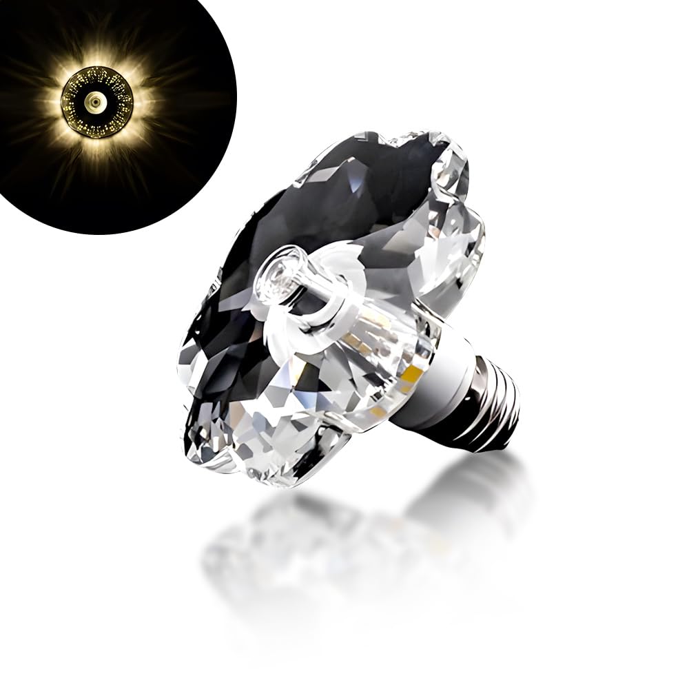 Flower Diamond Crystal LED Light Bulb,Unique Diamond Shaped Light Bulb ...