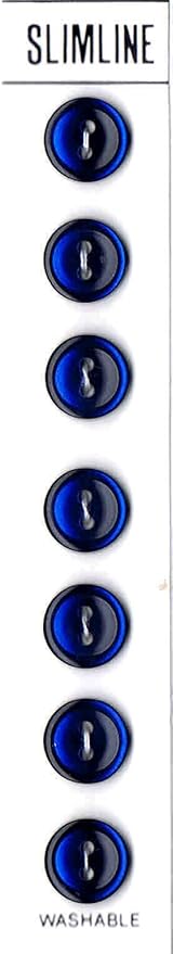 Amazon.com: Streamline Slimline Buttons Pearl Navy 7/16" - 11.5 mm7