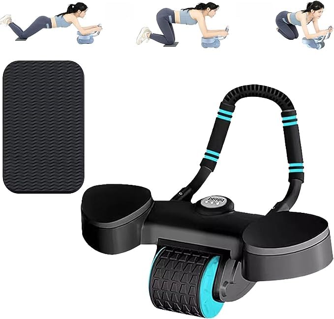 INDIAHUNK® Automatic Rebound Abdominal Wheel -Fitness Equipment for ...