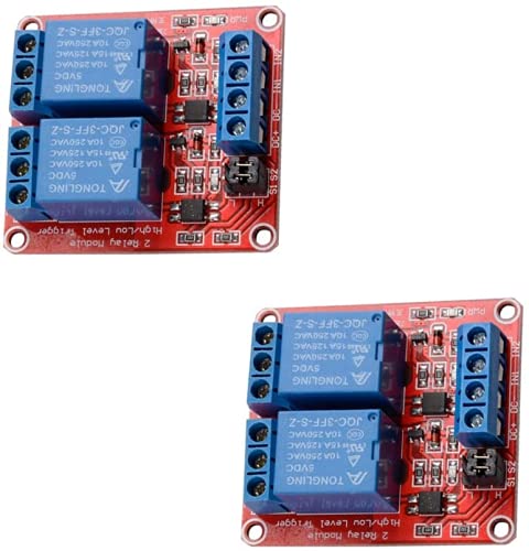 Amazon.com: 5v Relay Board Relay Module 2 Channel Opto-Isolated High or ...