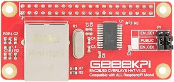 Amazon.co.jp: For Raspberry Pi Zero Board ENC28J60 Ethernet LAN Net ...