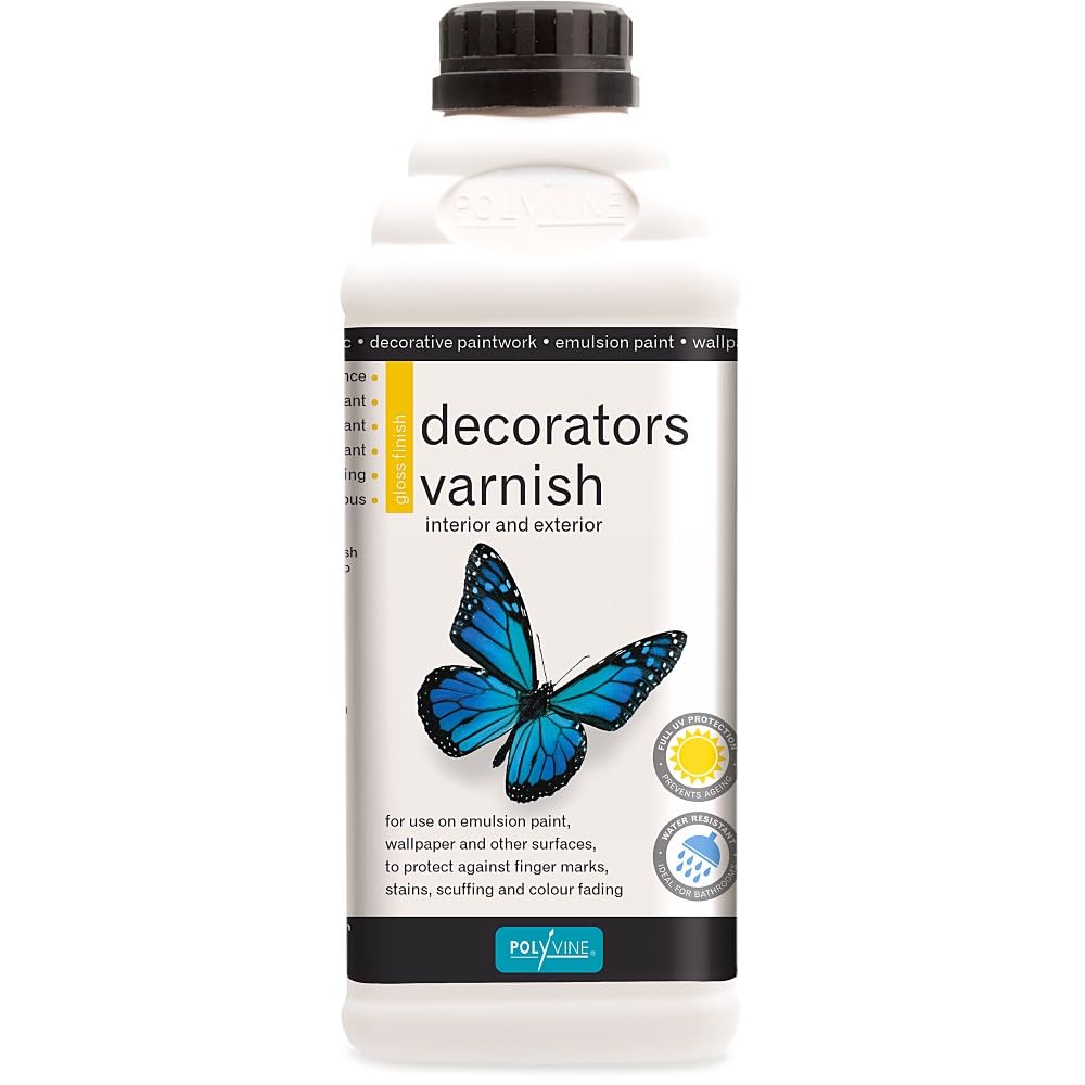 Polyvine Decorator's Acrylic Gloss Varnish Quart - Household Varnishes ...