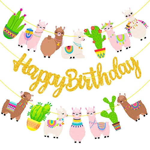 How to Decorate Fun Llama Birthday Cookies | Buttercream Parties