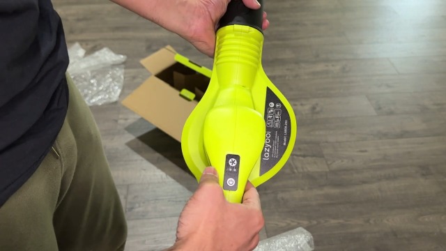 Watch Lazyboi Leaf Blower with Battery and Charger, Unboxing on Amazon Live