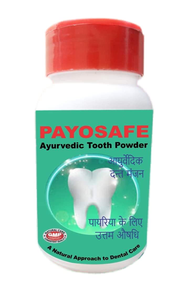 Buy Payosafe Tooth powder | Ayurvedic Herbal Tooth Powder for Pyorrhea ...