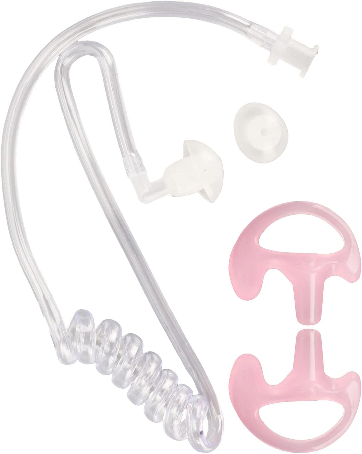 Amazon.com: Acoustic Tube, Replacement Earpiece Coil Tube with Earbuds ...