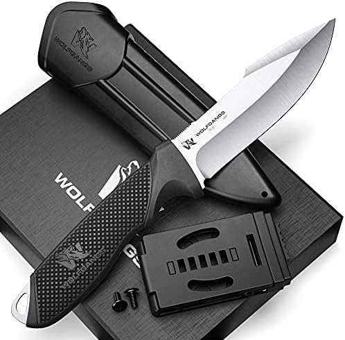 Wolfgangs W-FLAT Outdoor Messer feststehende Klinge - Inkl. Scheide ...