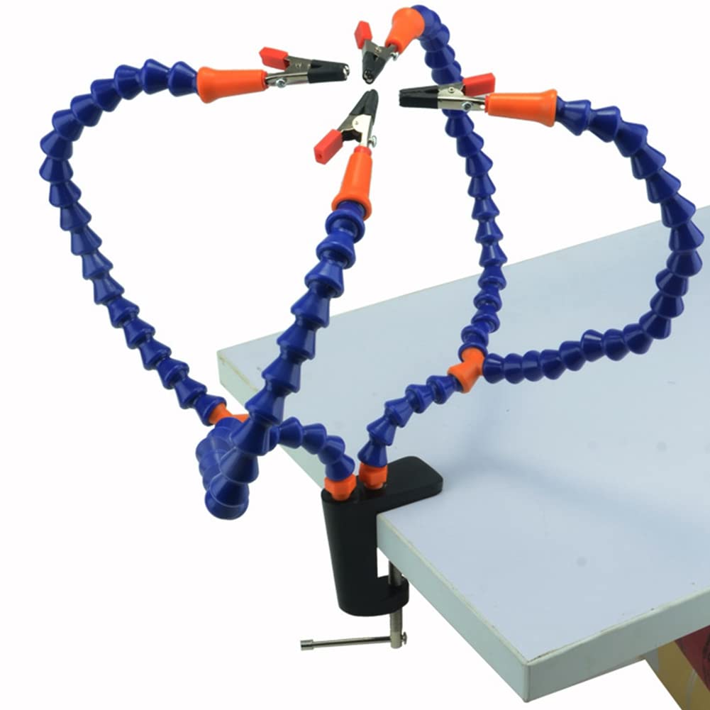 Snapklik.com : 4 Pcs Flexible Arm Helping Hands Third Hand Soldering ...