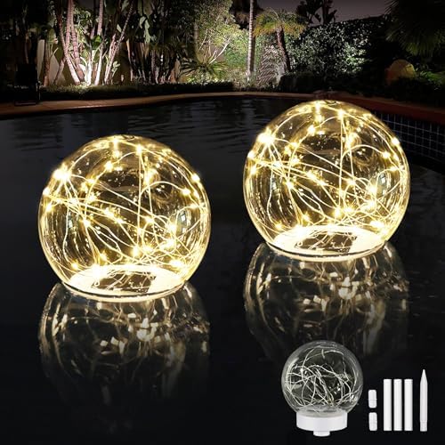 Amazon.com : 24 Pcs Floating Lights Lotus Floating Lanterns Lifelike ...