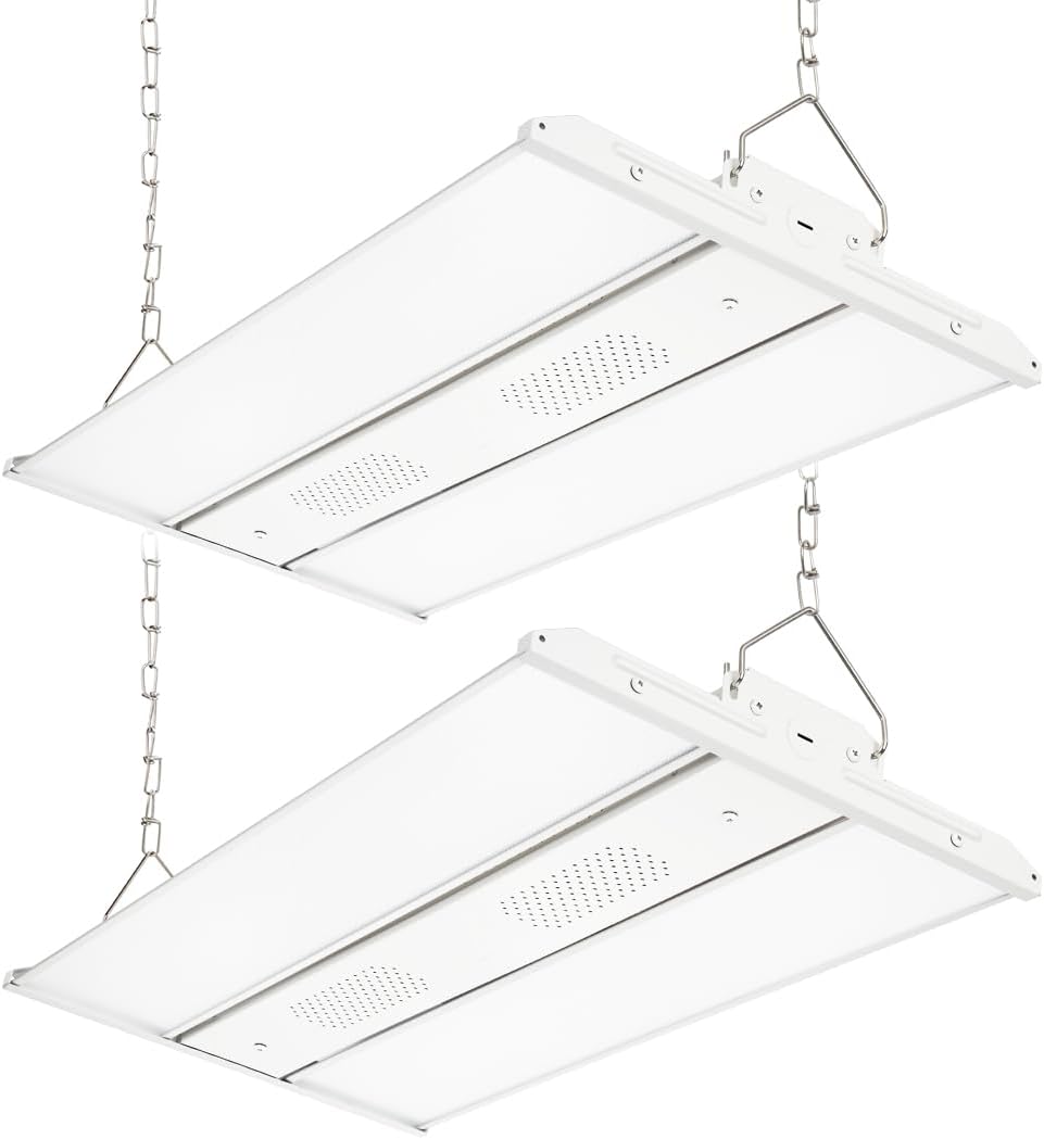 LUXRITE 14 Inch Linear High Bay LED Shop Lights, 80/110/150W Wattage ...