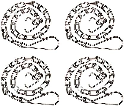 4 Pack Toilet Handle Chain Stainless Steel Toilet Flapper Lift Chain ...