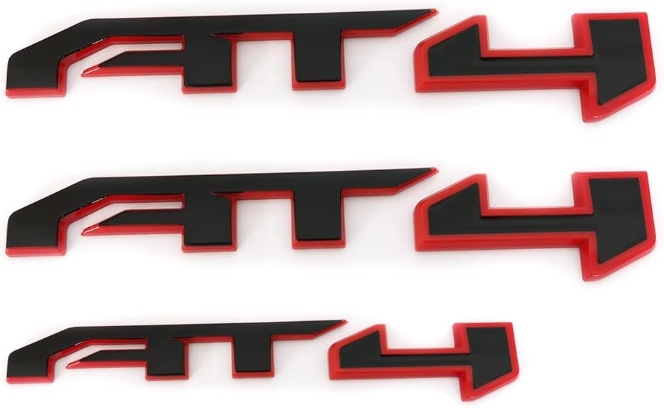 Amazon.com: 3pack 2019-2025 AT4 Emblems Sierra 3D Badge NamePlate Decal ...