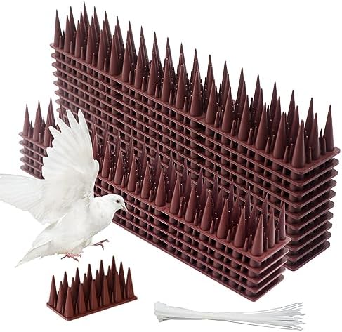 MAINOSHY 20PCS Bird Spikes for Pigeons Wall Spikes Fence Tops Spikes ...