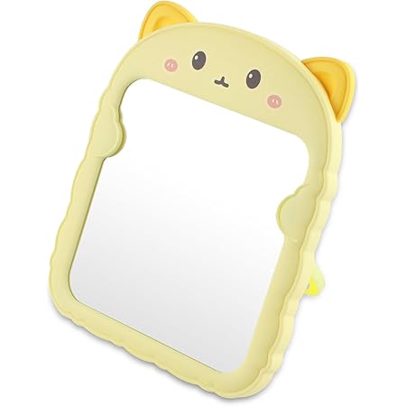 Amazon.com: TBWHL Cute Desk Mirror Cartoon Cat Mirror Desktop Mirror ...