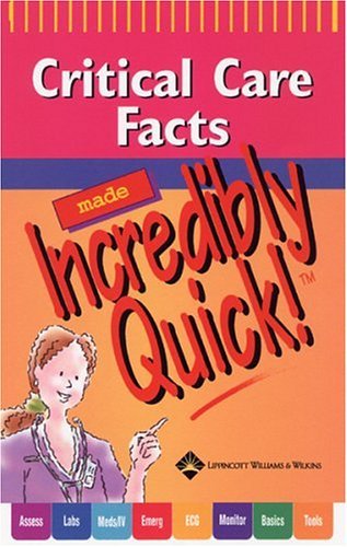 Critical Care Facts Made Incredibly Quick!: Write on Wipe Off ...