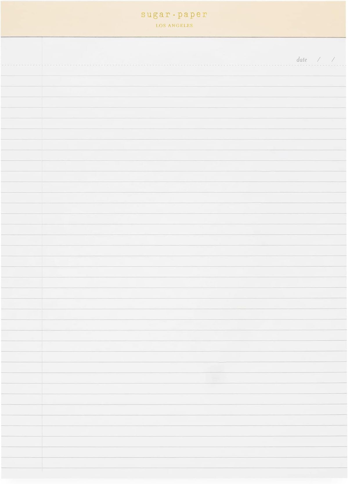 Amazon.com : Sugar Paper Legal Pad, 50 Lined Pages, Office Supplies, 8. ...