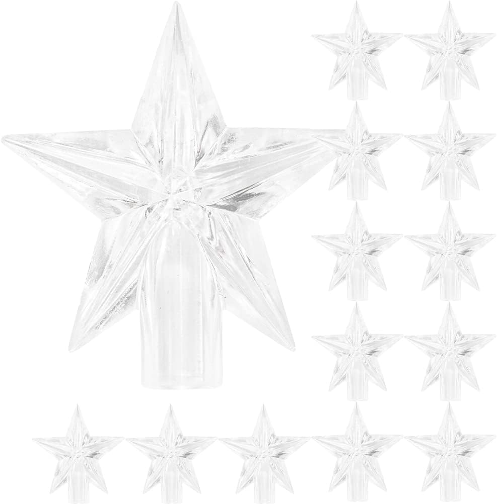Amazon.com: LIFKOME String Light Bulbs Cover 100pcs Star Shaped Fairy ...