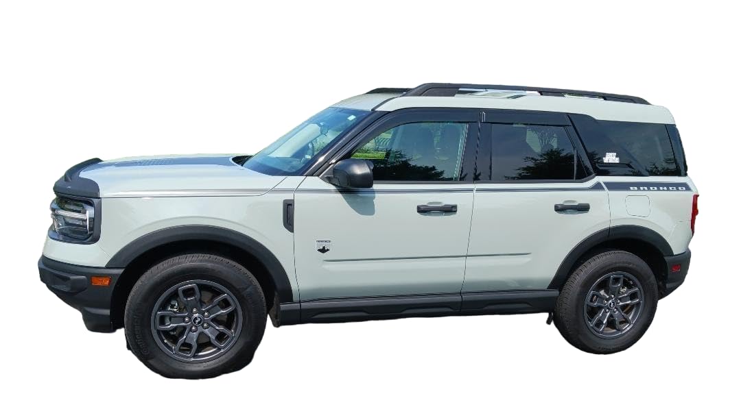 Snapklik.com : 2021-2026 Tape-On Rain Guards For Ford Bronco Side ...