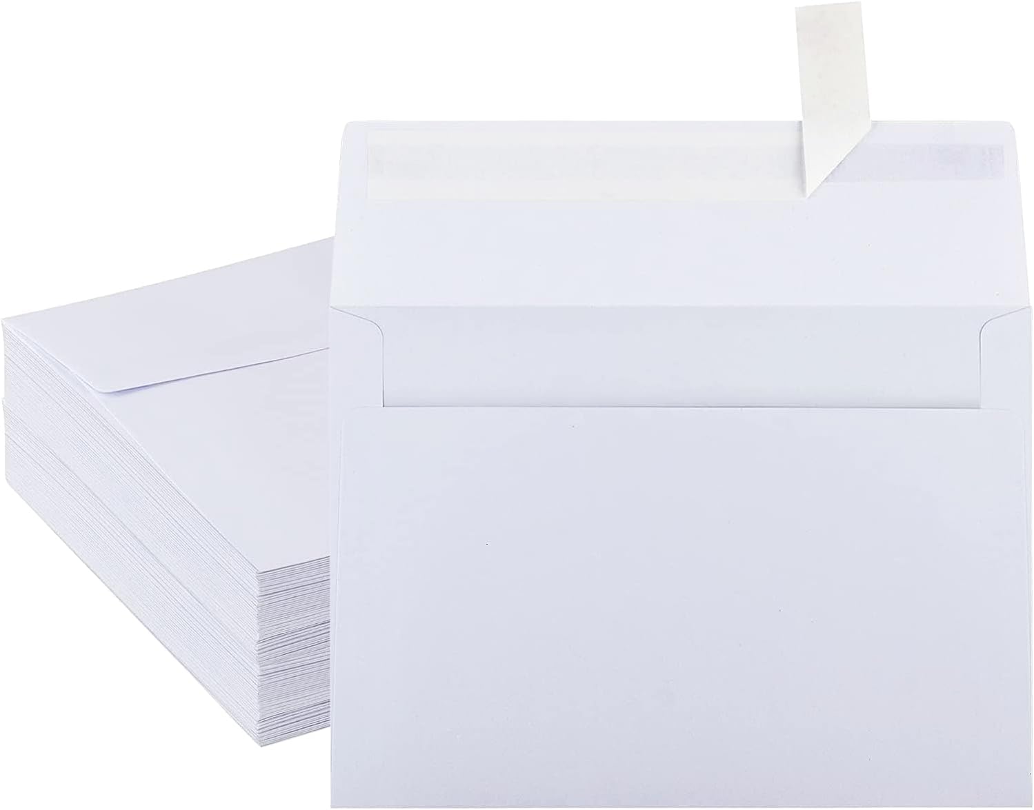 Amazon.com : 50 Pack White Envelopes - 4 x 6 Inch, A4, Card, Invitation ...