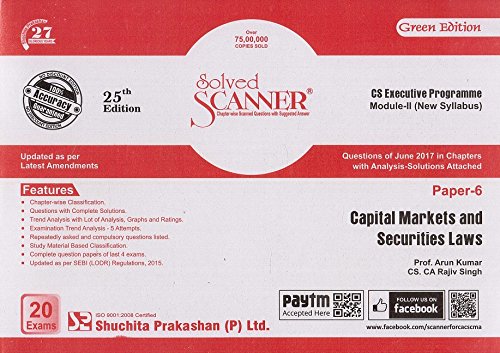 Buy Shuchita Prakashan's Solved Scanner for CS Executive Module - 2 ...