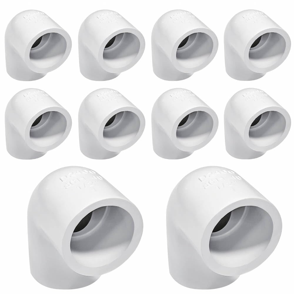 Snapklik.com : DSY 1/2" Elbow 90 Degree 2 Way Right Angle PVC Pipe Fitting
