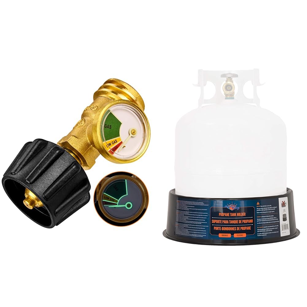 Amazon.com : Flame King Propane Tank Gauge Level Indicator Leak ...