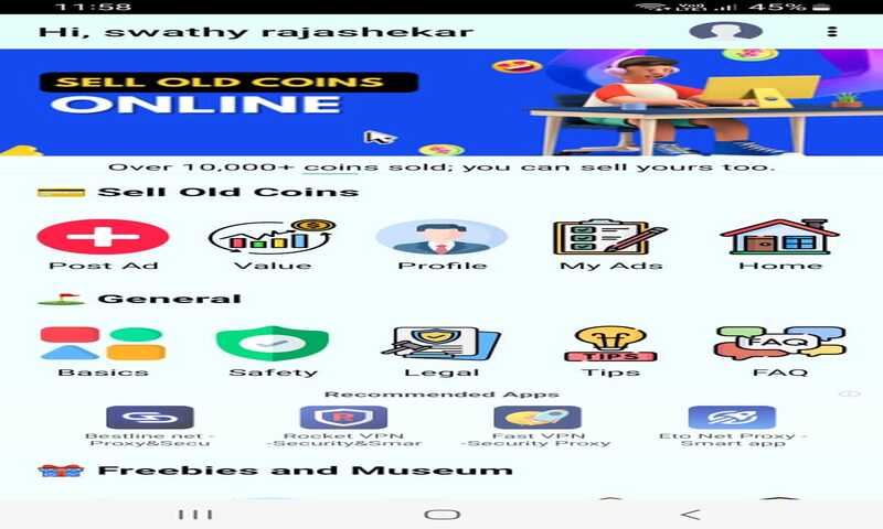 Sell Old Coins Online - App on Amazon Appstore