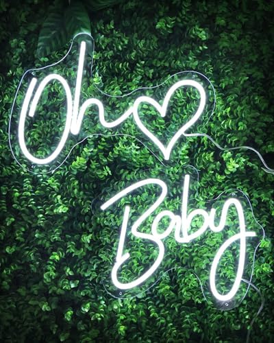 Amazon.com: 30x11 Inch Oh Baby Neon Sign Large with Timing Remote,Large ...