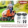 Amazon.com : GELASKA 2 Pack 587819701 Spindle Assembly Kit with 195945 ...