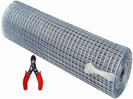 Iron Fencing net with 18 Guage (1 Cutter and 100 tie Clips Free) (4ft x ...