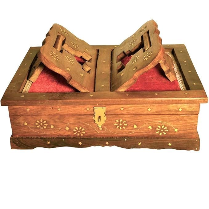 Wooden Geeta Stand Book Stand Bible Stand Ramayana Stand Reading Books ...