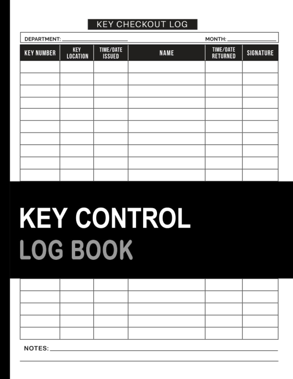 Amazon.com: KEY CONTROL LOG BOOK: Key Control Log Book: A Simple ...