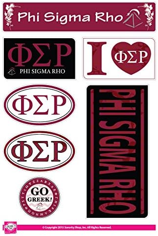 Amazon.com: Phi Sigma Sigma - Sticker Sheet - Love Theme : Arts, Crafts ...