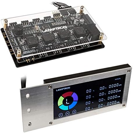 Amazon.com: Lamptron SM436 PCI RGB and Addressable RGB Fan and LED ...