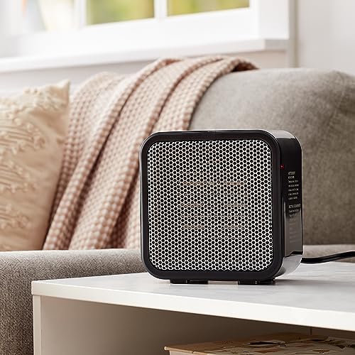 Snapklik.com : Basics 500-Watt Ceramic Small Space Personal Mini Heater