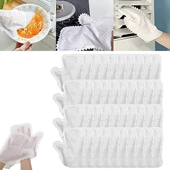 Amazon.com: loutlo Multi-purpose Washable Dusting Gloves, Home Dust ...