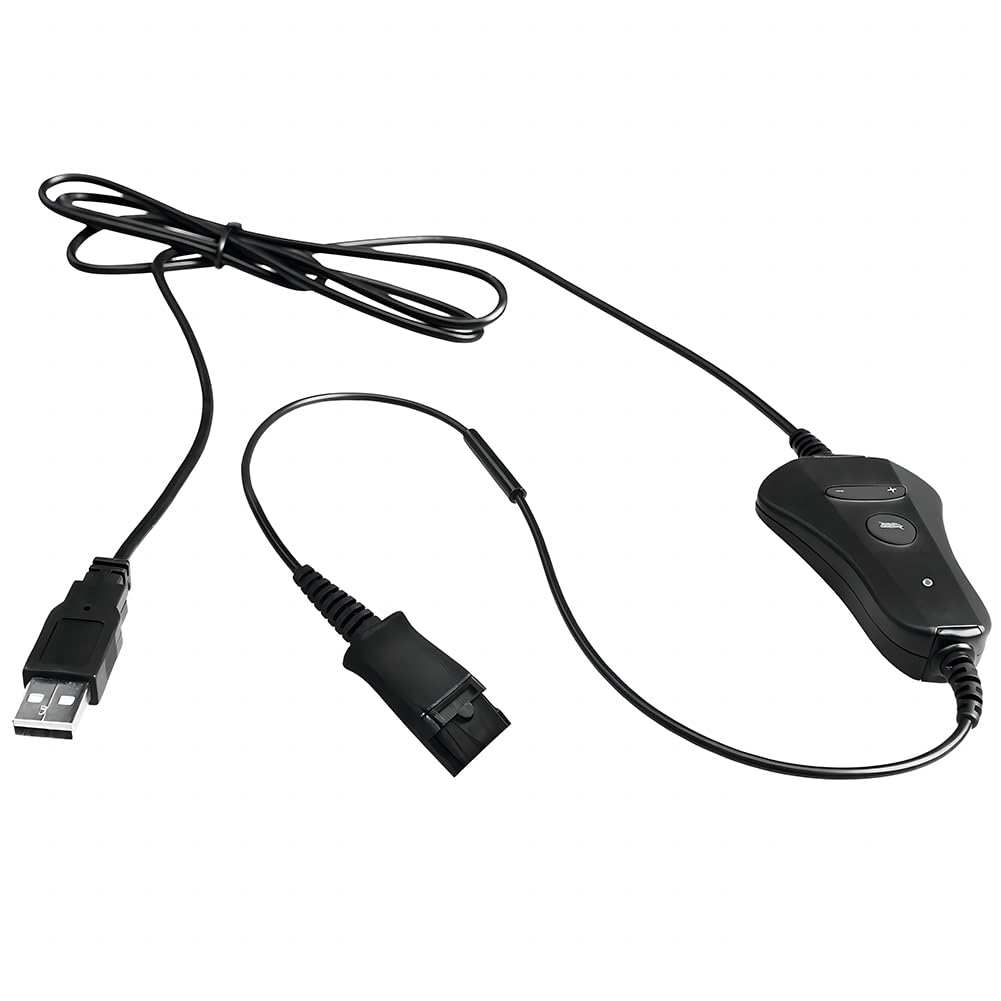 Amazon.com: VT QD to USB Adapter Cable Compatible with Any Plantronic ...