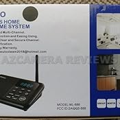 Amazon.com : Wuloo Intercoms Wireless for Home 1 Mile Range 22 Channel ...
