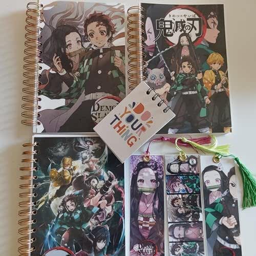 Amazon.com: Anime Spiral Notebook x3, A5 Notepad For Writing, Lined ...