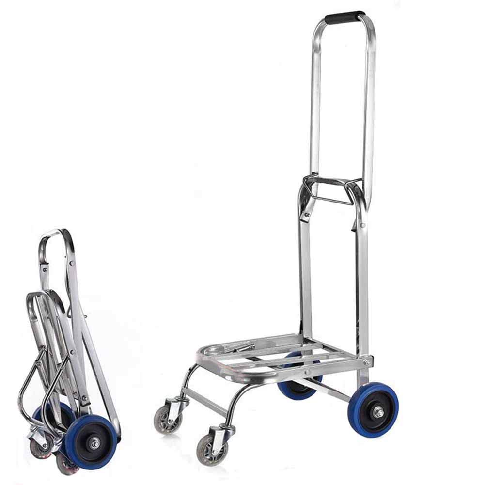 Buy Folding Heavy-Duty Trolley, Moving Goods and Handling Stainless ...